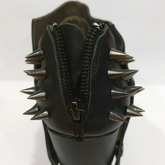 ELLY CLAY | Shoes | Killer Designjenuine Leather Missy Spiked Platform ...